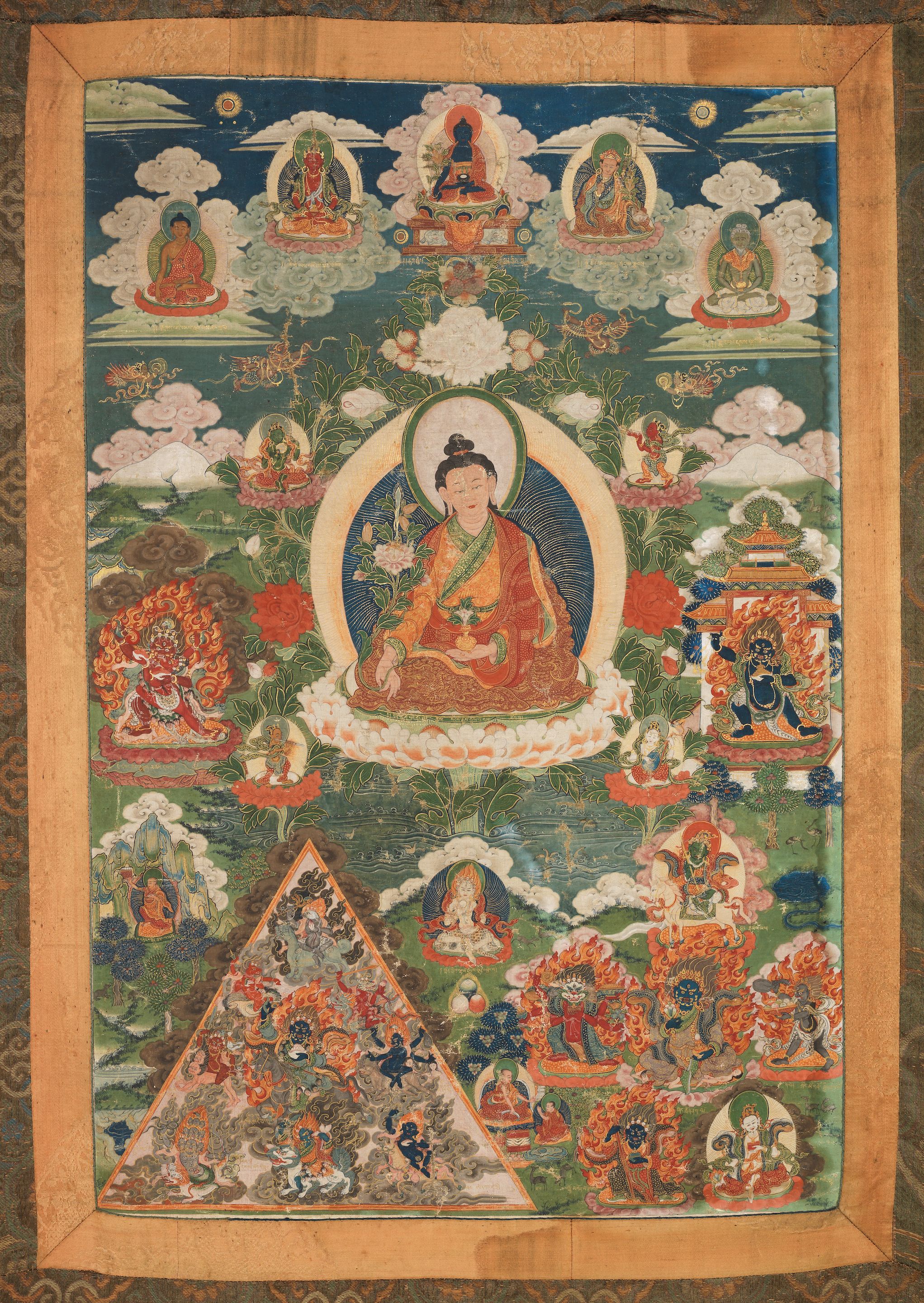 Bonhams : A THANGKA OF YUTHOG YONTAN GONPO TIBET, 18TH CENTURY
