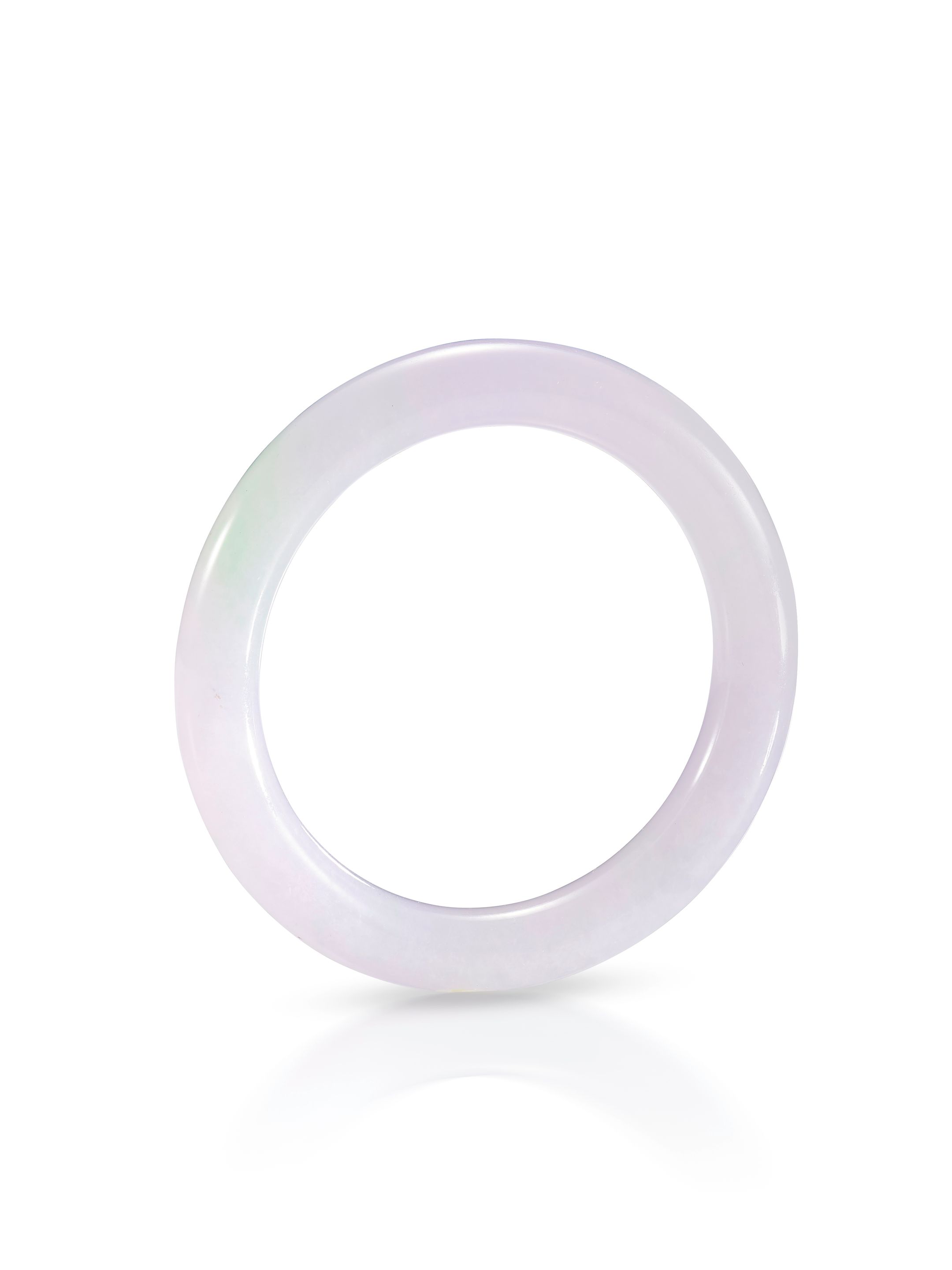 Bonhams : LAVENDER JADEITE BANGLE