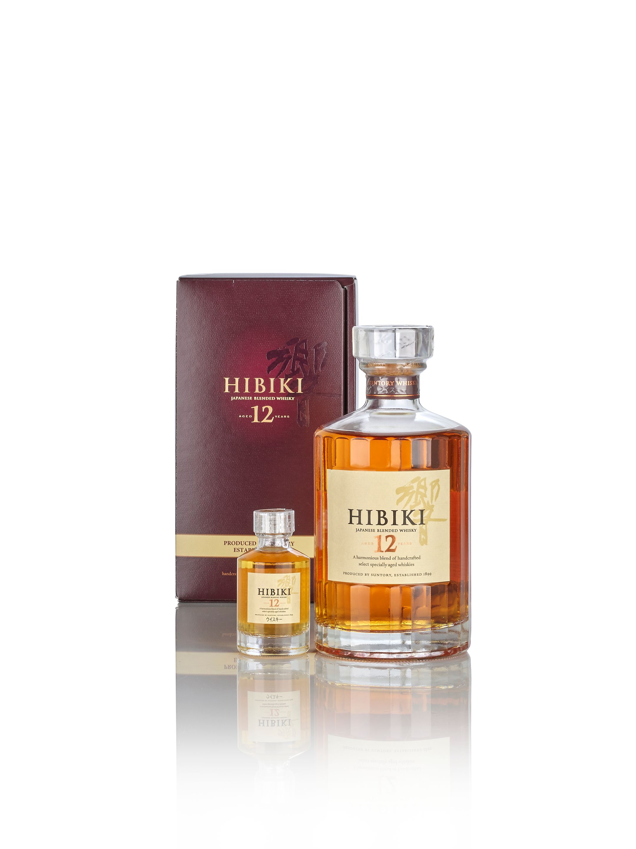 Bonhams : Hibiki-12 year old-with Miniature