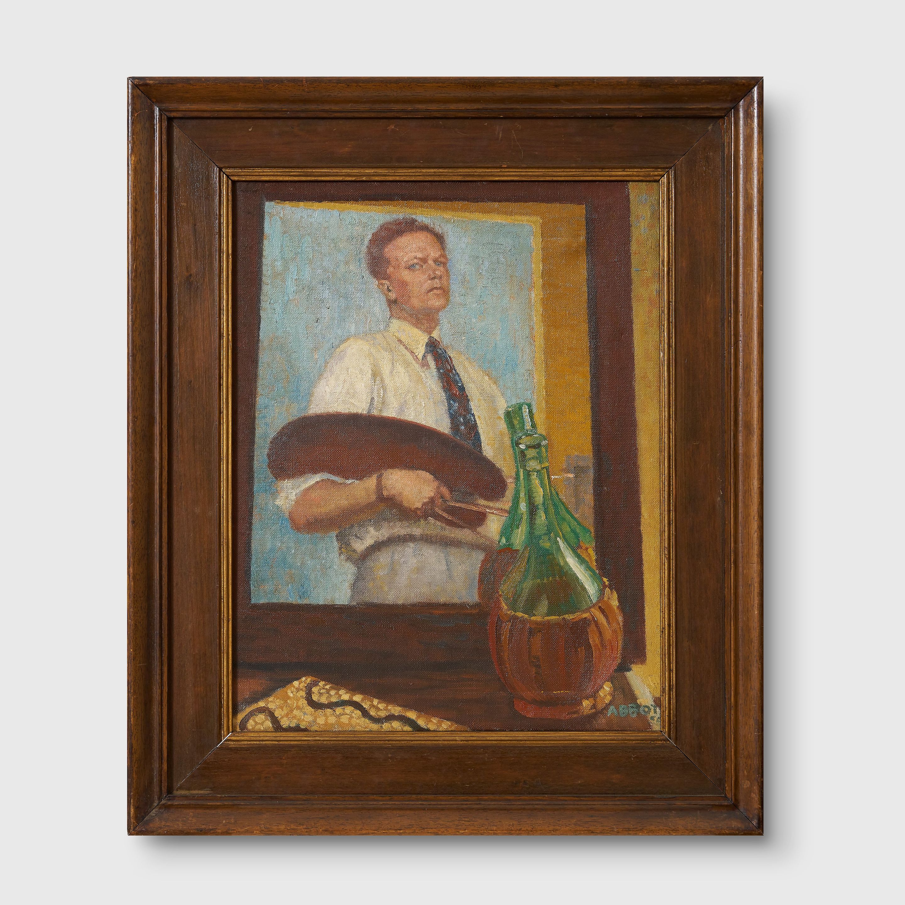 Bonhams : Harold Frederick Abbott (1906-1986) Self Portrait, 1955