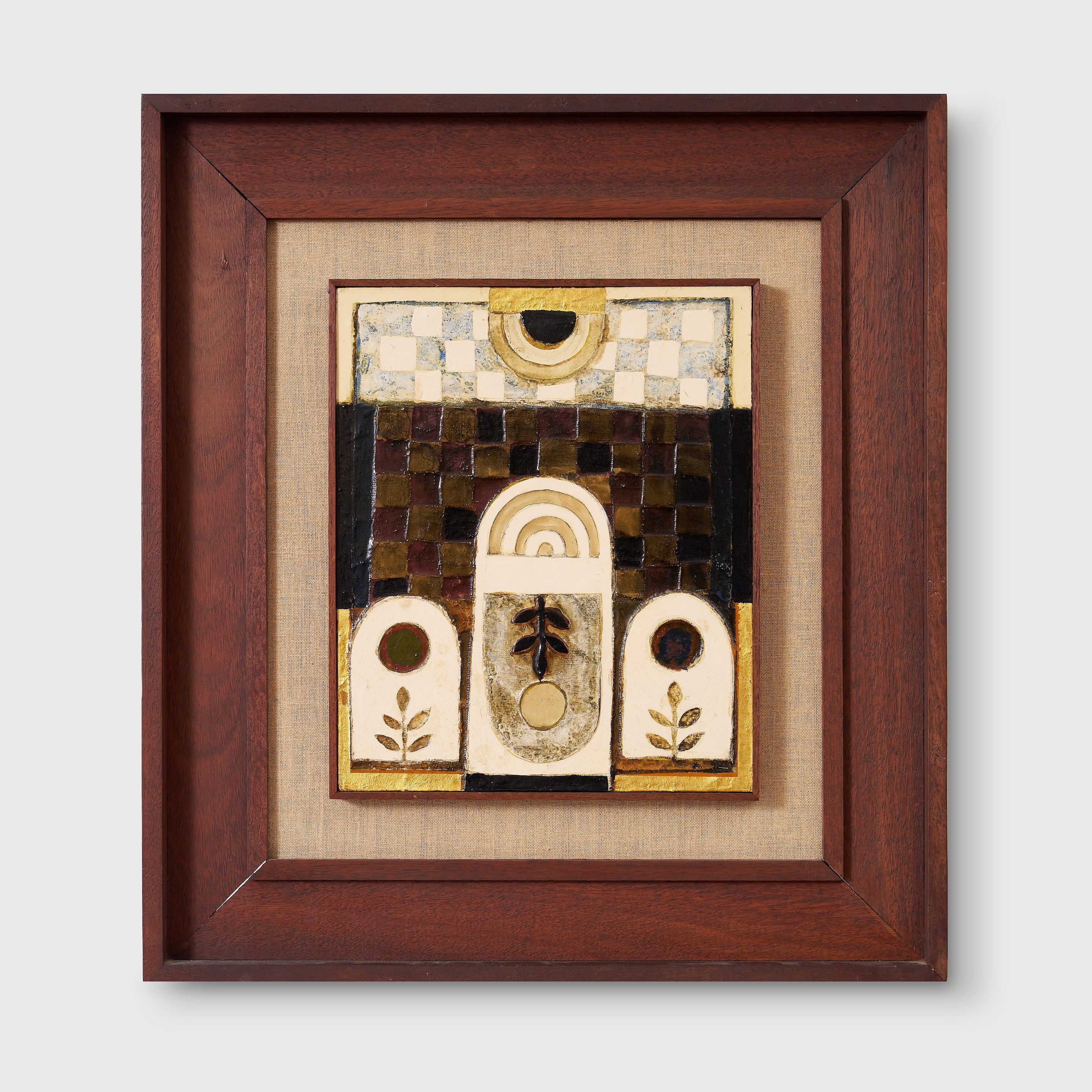 Bonhams : Leonard French (1928-2017) White Towers in a Landscape, 1962