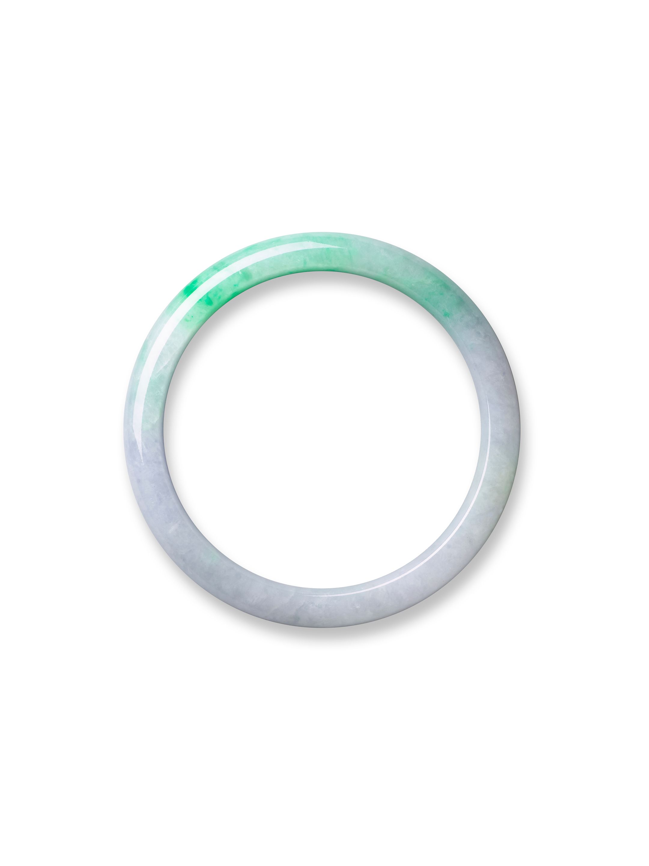 Bonhams : BICOLOURED JADEITE BANGLE