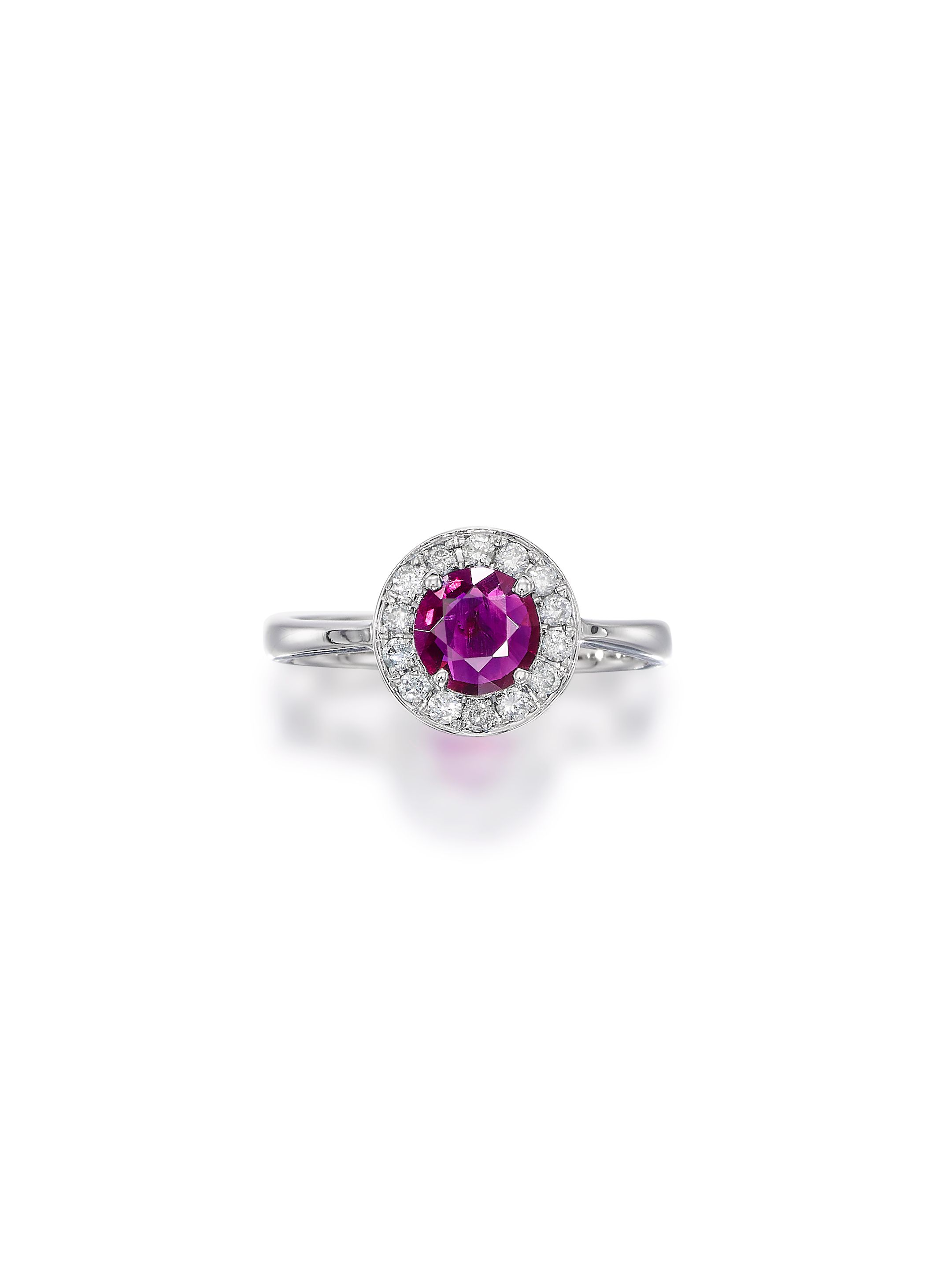 Bonhams : RUBY AND DIAMOND RING