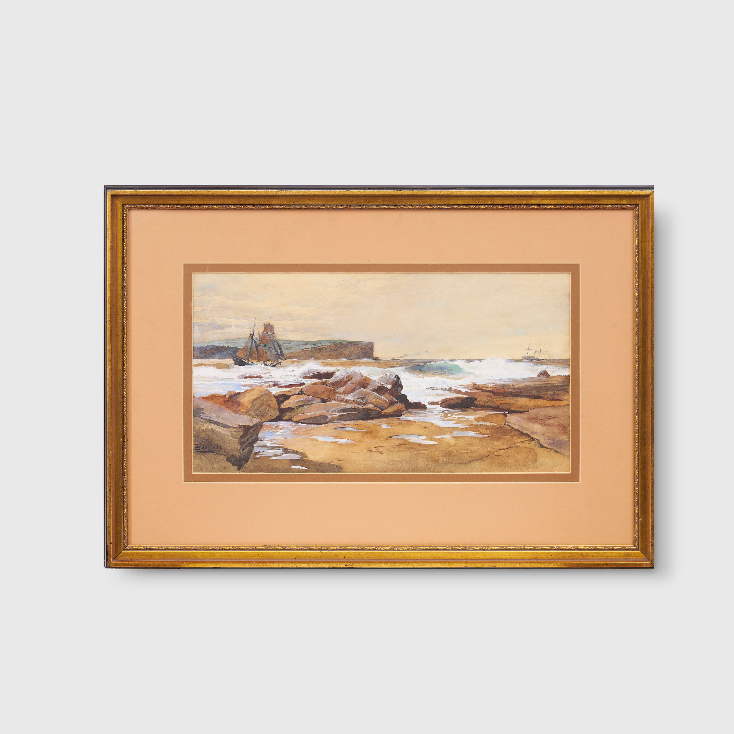 Bonhams : Frederick B. Schell (American, 1838-1905) View of North Head ...