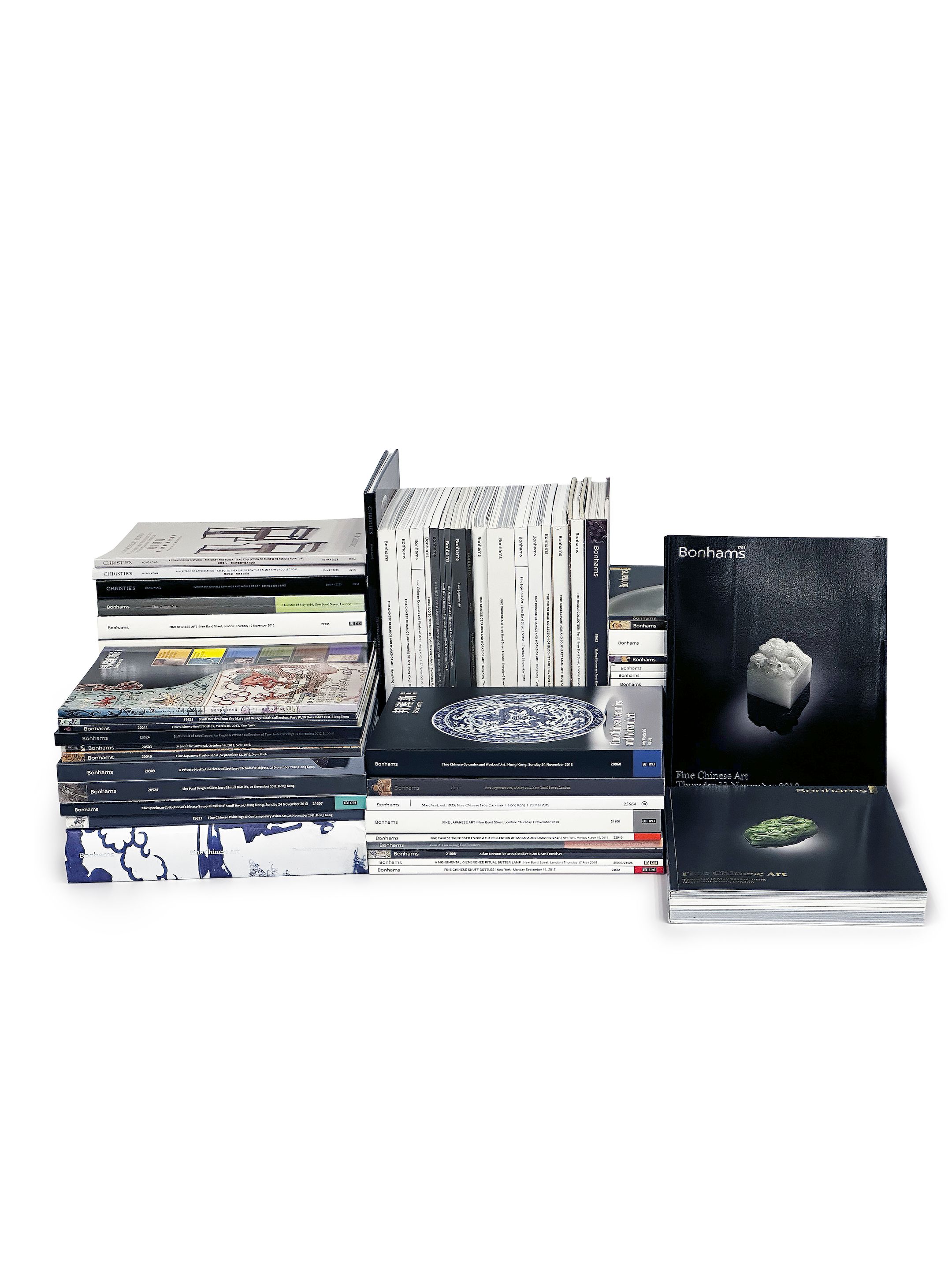 Bonhams : A LARGE COLLECTION OF BONHAMS AND CHRISTIE'S CATALOGUES