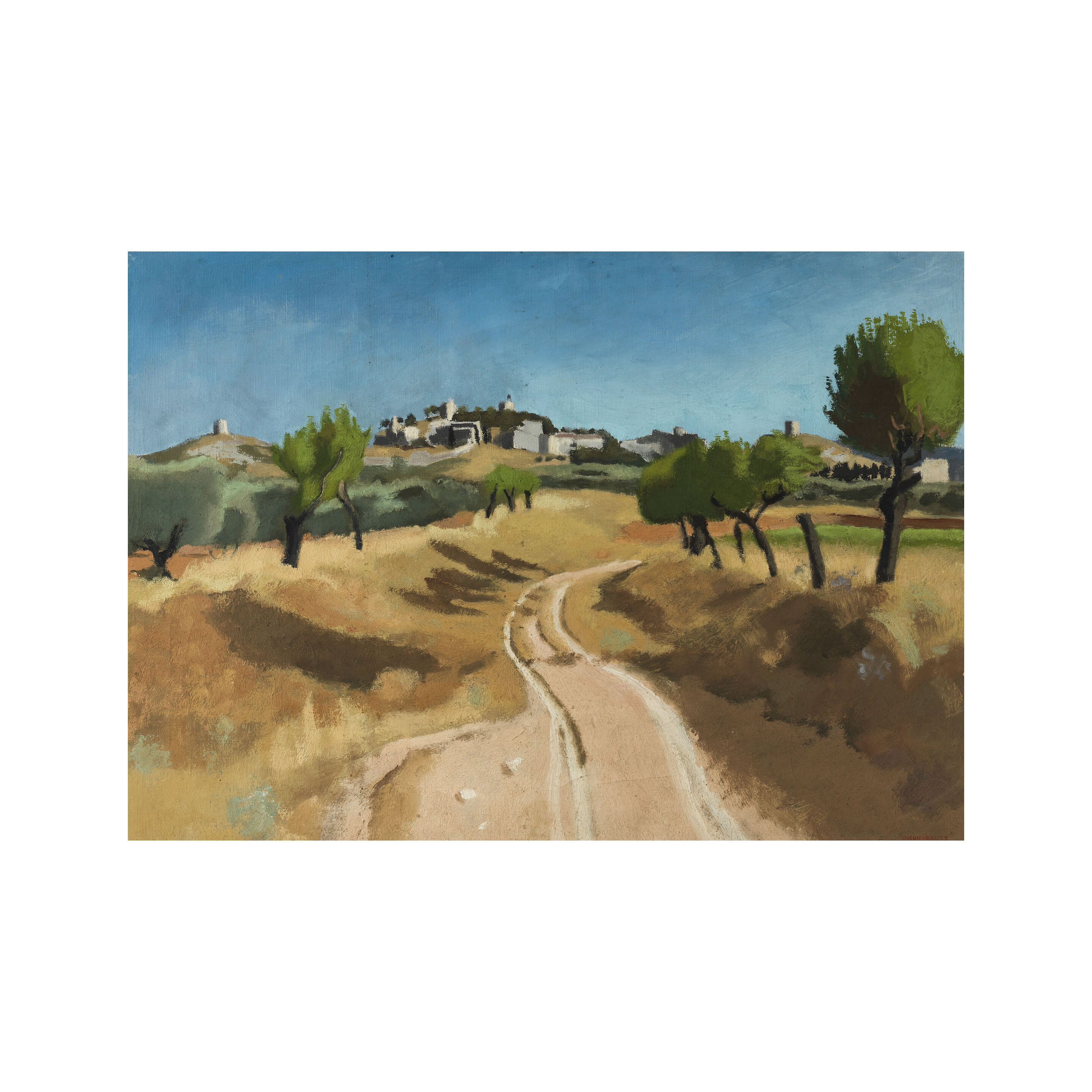 Bonhams : Joseph Inguimberty (French, 1896-1971) Chemin en Provence