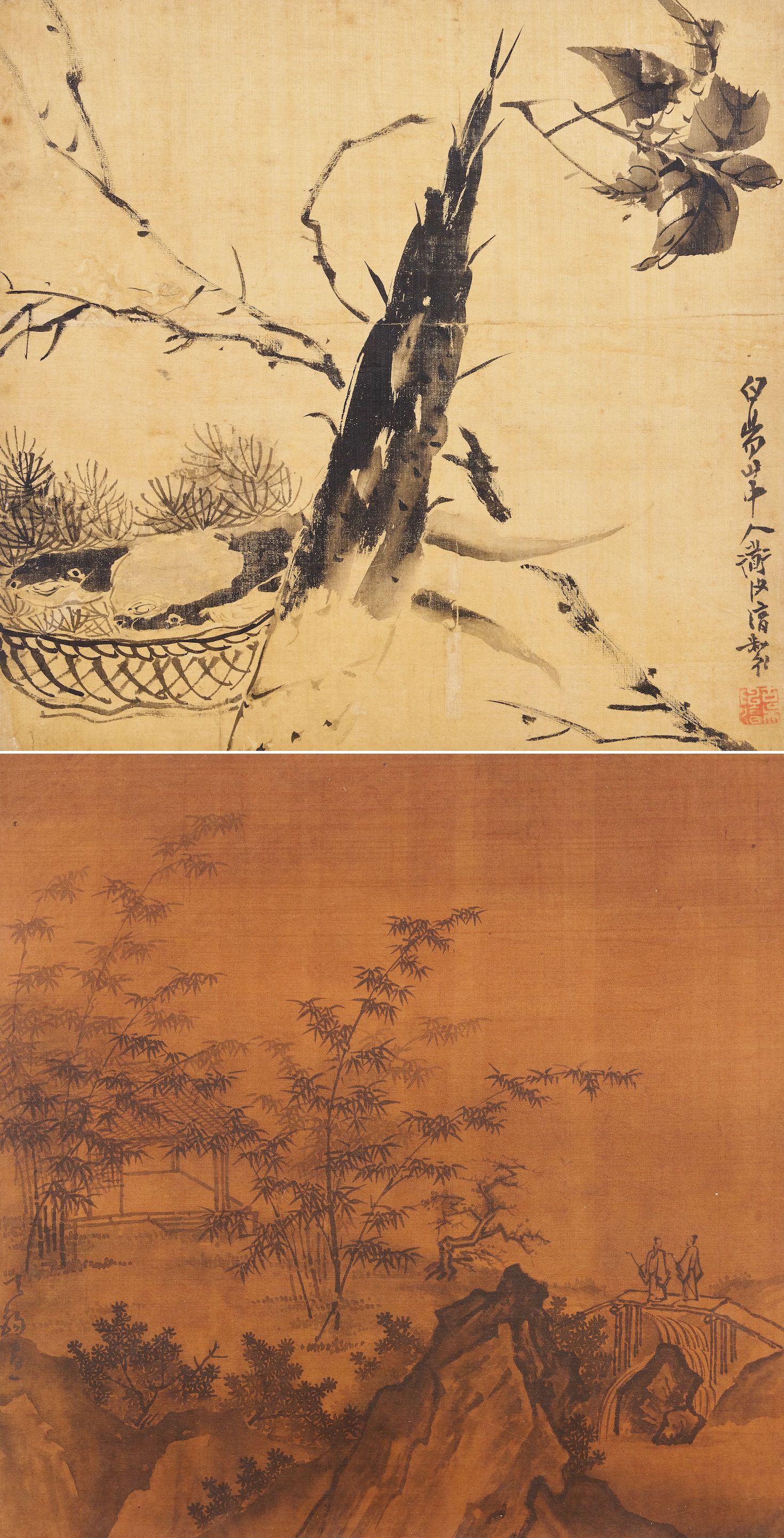 Bonhams : Attributed to Chen Chun (1483-1544), et al. Bamboo Shoot, and ...